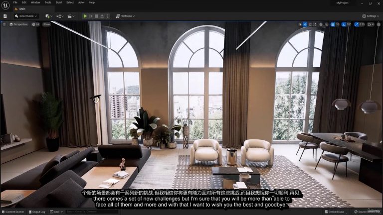 cgalone|cg中文国语学习 | [国语-Hossein_Mashayekhi系列]完全掌握UE5建筑表现