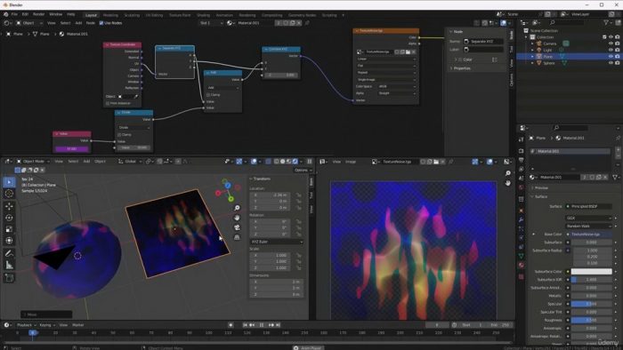 cgalone|cg中文国语学习 | [udemy学院][国语]Blender3.4着色魔法