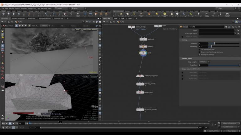 cgalone|cg中文国语学习 | [voxyde vfx学院-国语]Houdini19.5魔法能量束