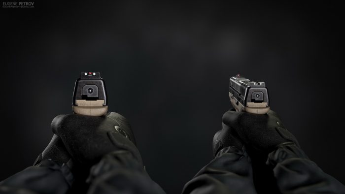 cgalone|cg中文国语学习 | [Eugene Petrov-国语]maya+zbrush+substance手枪游戏资产完整版2019