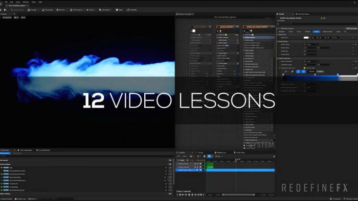 cgalone|cg中文国语学习 | [redefinefx特效学院-国语]UE5.3 Niagara流体专题-沉浸式课程2024